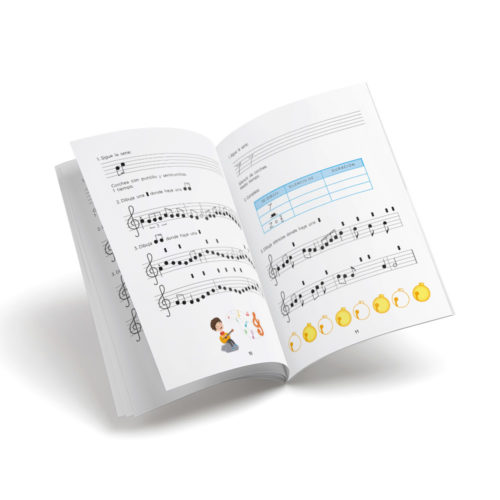 Cuaderno de música escolar